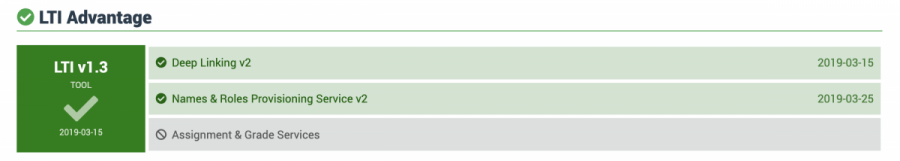 LTI Advantage Certification | IMS Global Learning Consortium